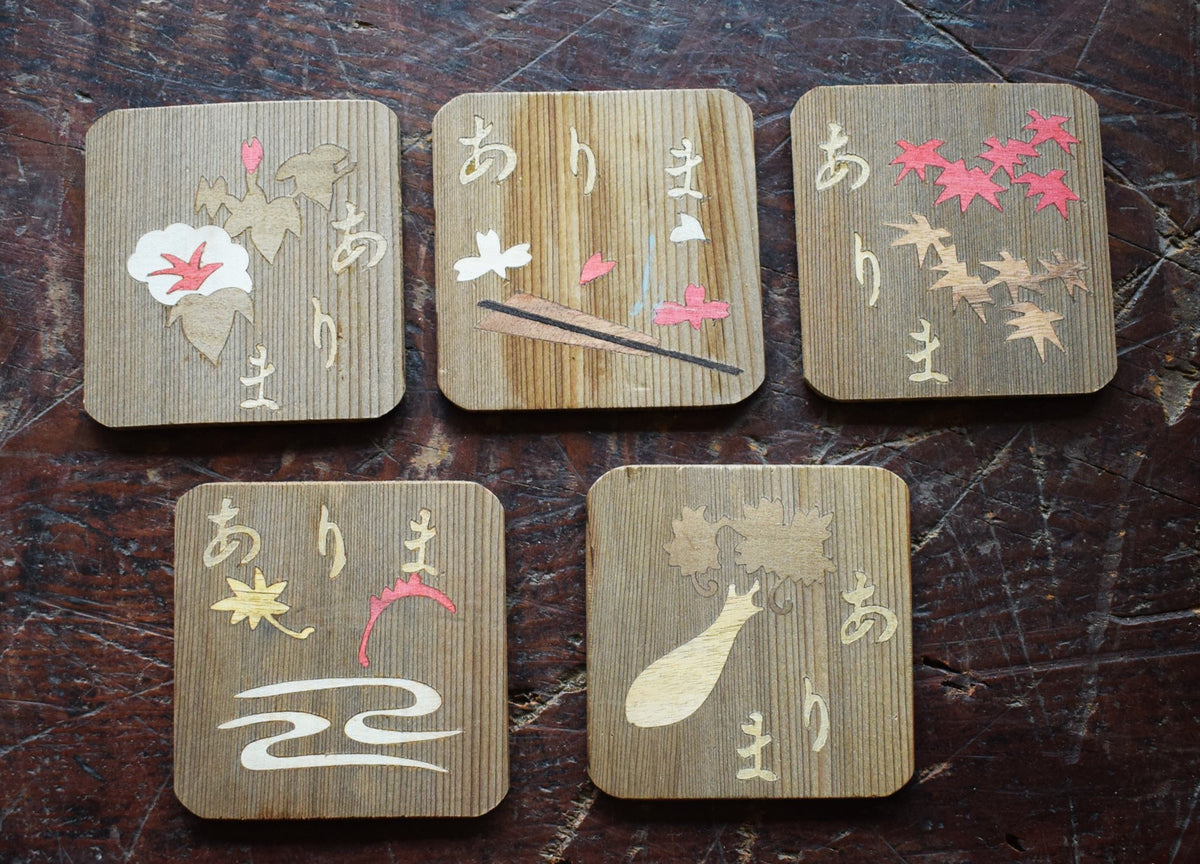 Retro Wooden Souvenir Itomaki Bobbins – Wafu Works